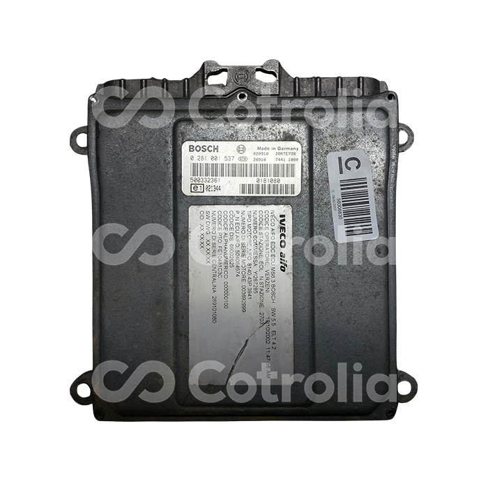 ECU MS6.3 - Calculateur BOSCH Iveco Dail / Renault - COTROLIA ...